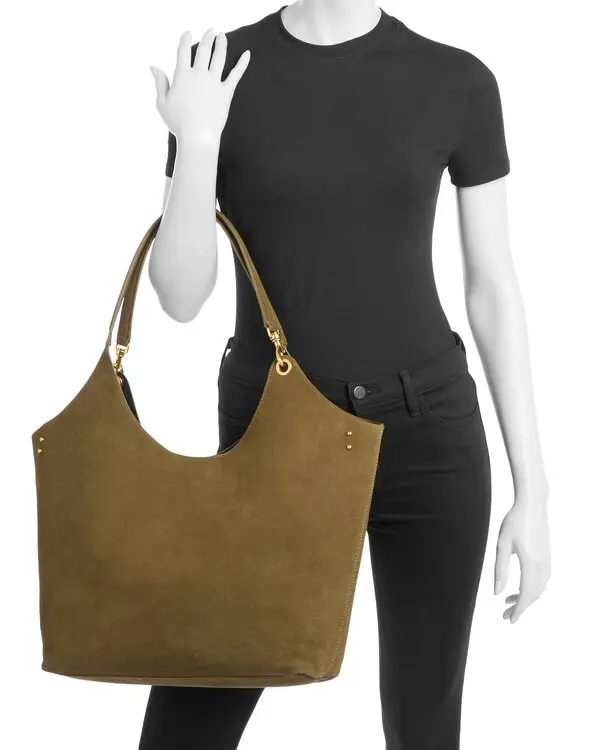 Rebecca Minkoff Suede Tote - Jungle