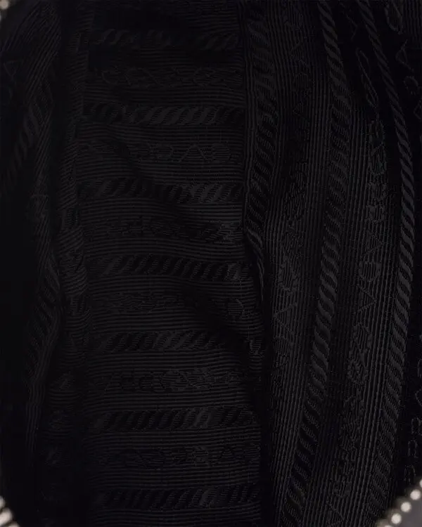 Prada Padded Re-nylon Shoulder Bag - Black