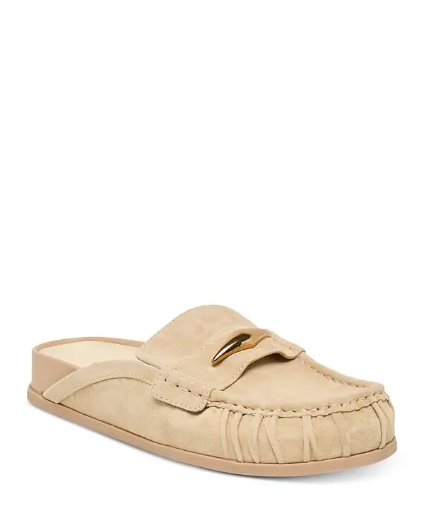 Dolce Vita Jodero Loafer Mules - Almond Suede