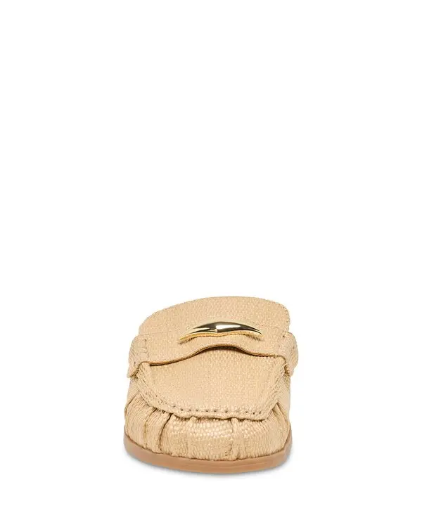 Dolce Vita Jodero Loafer Mules - Light Natural Raffia