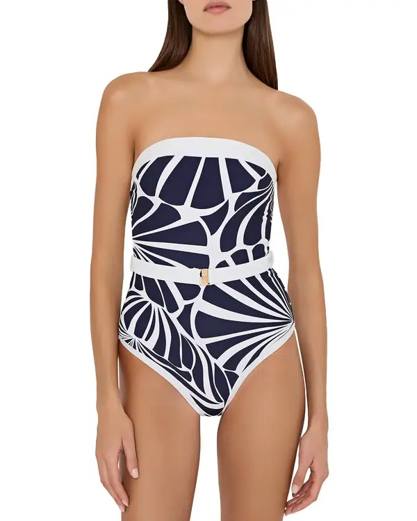 MILLY Ravello Abstract Kai Print One-piece Swimsuit