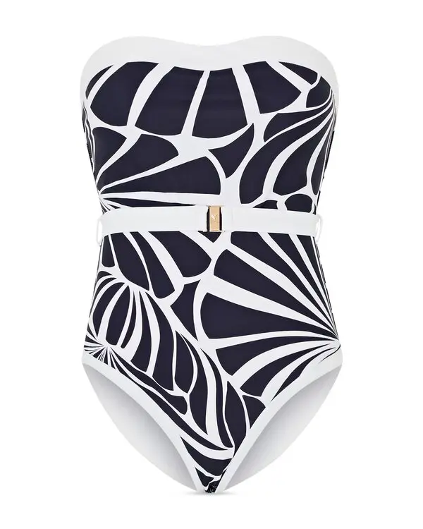 MILLY Ravello Abstract Kai Print One-piece Swimsuit