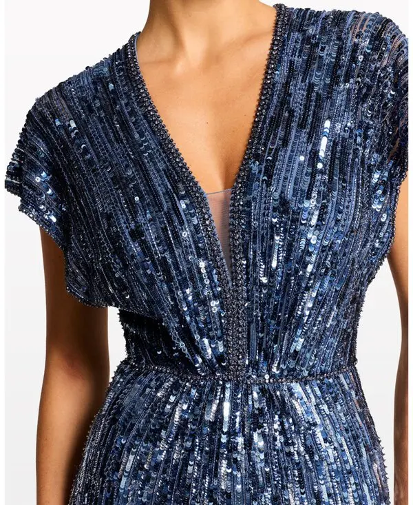 Jenny Packham Dusk Gown - Denim