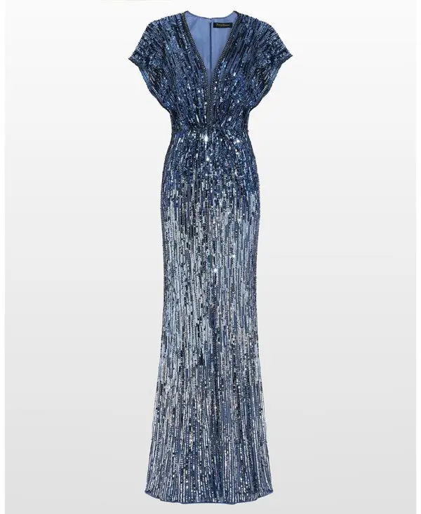 Jenny Packham Dusk Gown - Denim