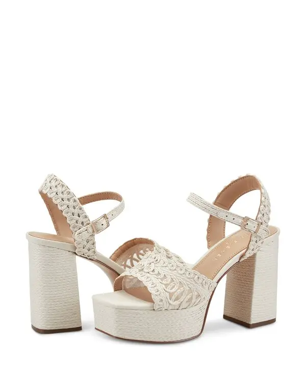 MARC FISHER LTD. Chayse Platform Sandals - White
