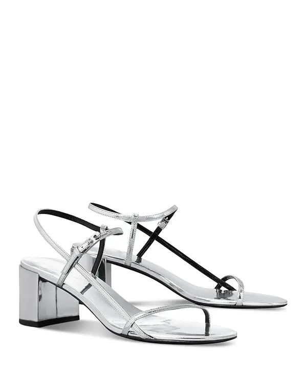 Tory Burch Gigi Sandals - Silver
