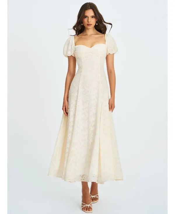 MISS CIRCLE NEW YORK Pandora Backless Maxi Dress
