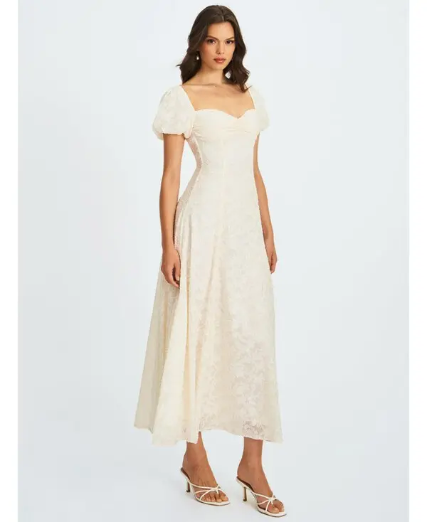 MISS CIRCLE NEW YORK Pandora Backless Maxi Dress