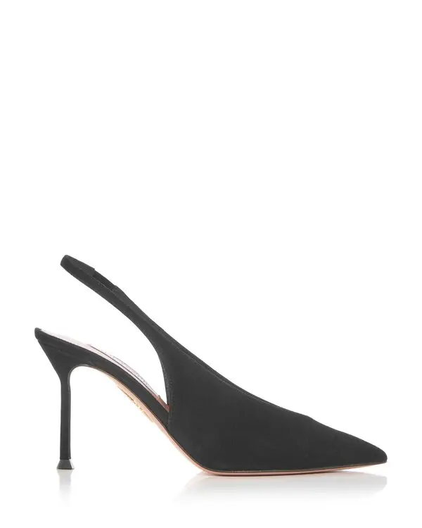 AQUAZZURA Voltaire Slingback Pumps - Black