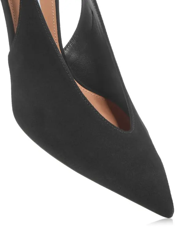 AQUAZZURA Voltaire Slingback Pumps - Black