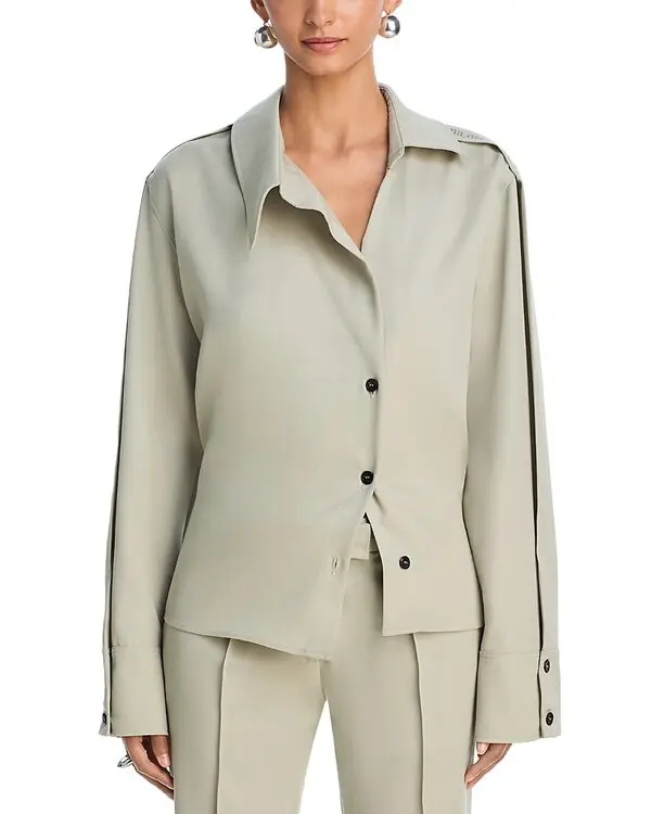 Attico Wool Shirt - Taupe