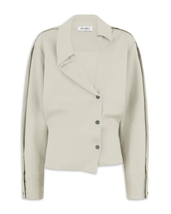 Attico Wool Shirt - Taupe