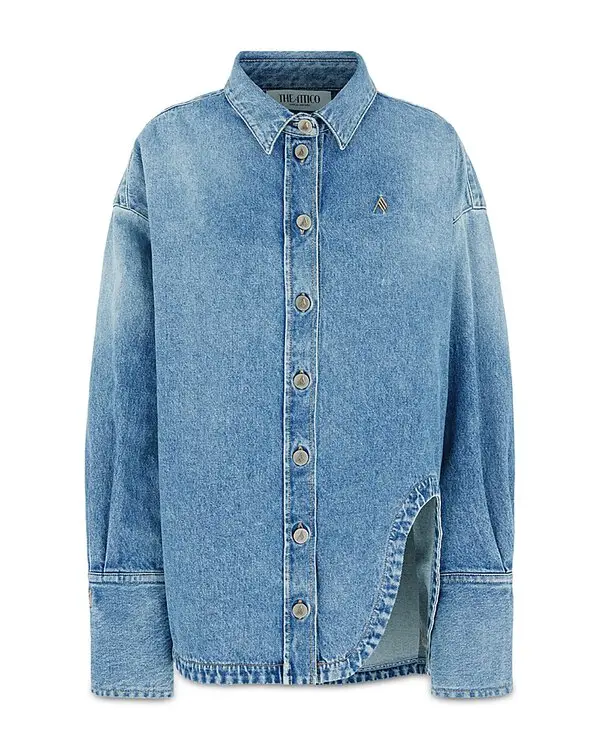 Attico Denim Shirt Jacket