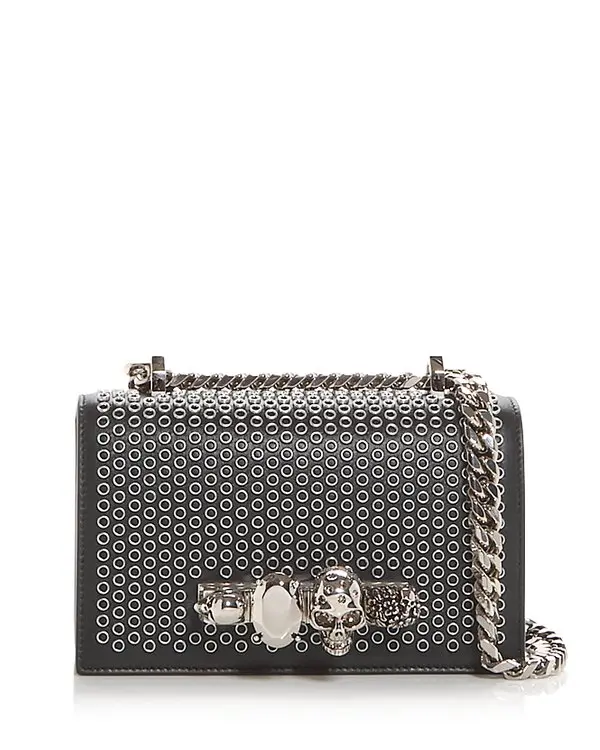 Alexander McQueen Mini Eyelet-embellished Satchel