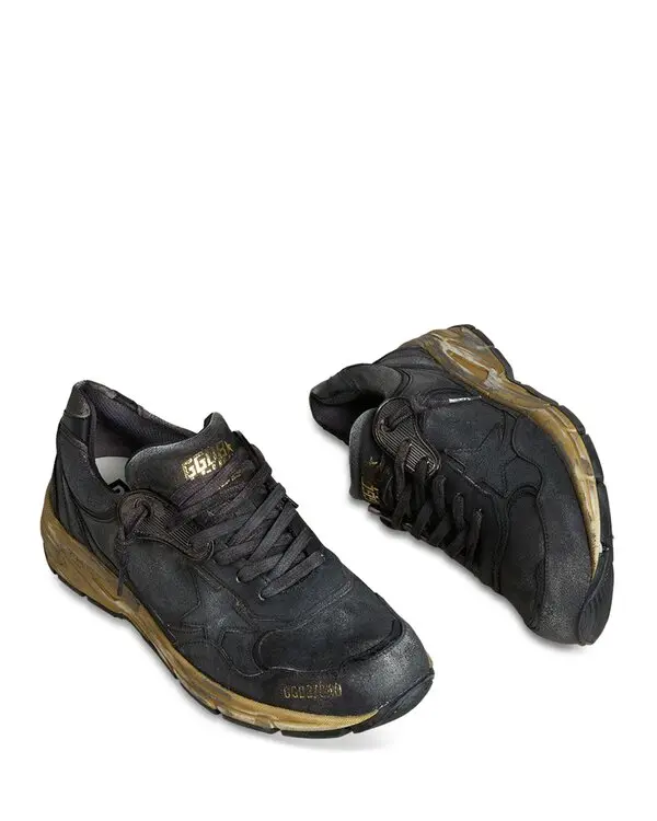 GOLDEN GOOSE Running Dad Leather Sneakers