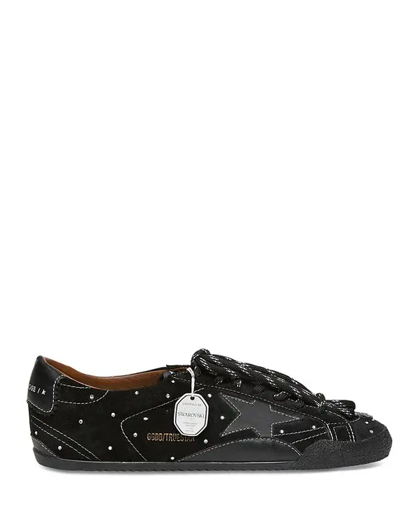 GOLDEN GOOSE True Star Suede Sneakers - Black