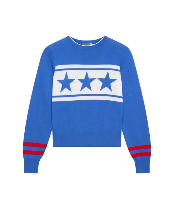 Mint Velvet Cotton Blend Star Knit Sweater