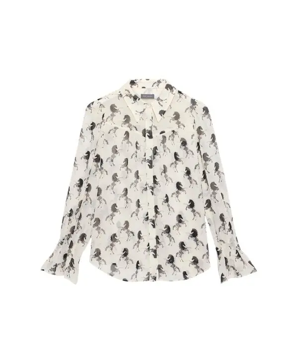 Mint Velvet Horse Print Blouse