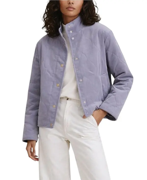 Mint Velvet Corduroy Quilted Jacket