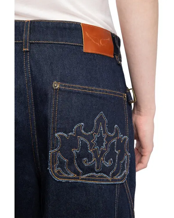 Zadig&Voltaire Perya High-rise Denim Jeans - Brut