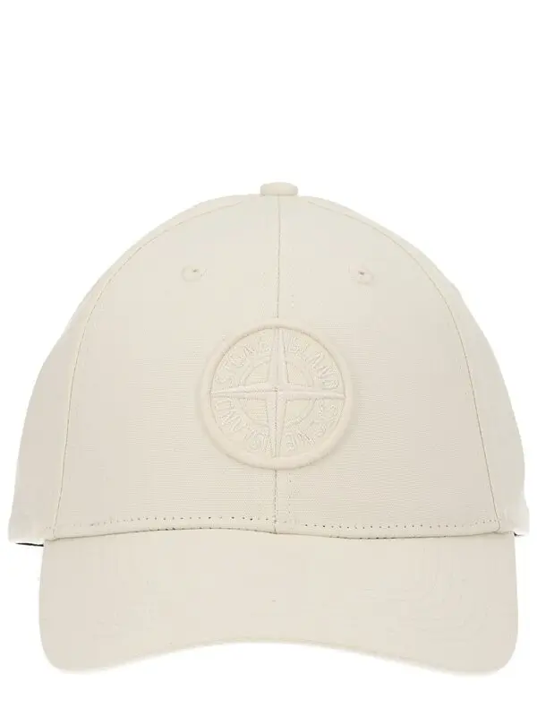 Stone Island Baseball Cap - Ivory