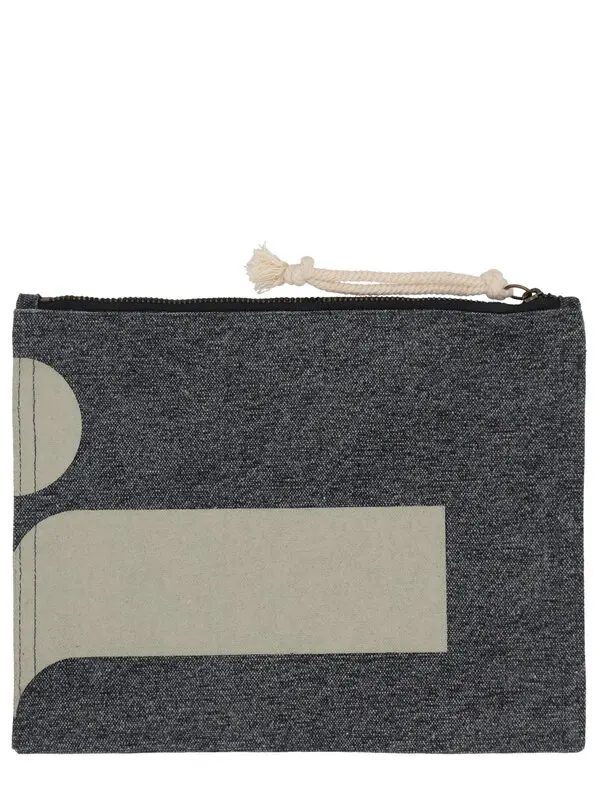 Isabel Marant Netia Clutch Bag - Charcoal