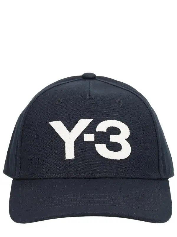 Y - 3 Baseball Cap With Logo - Black