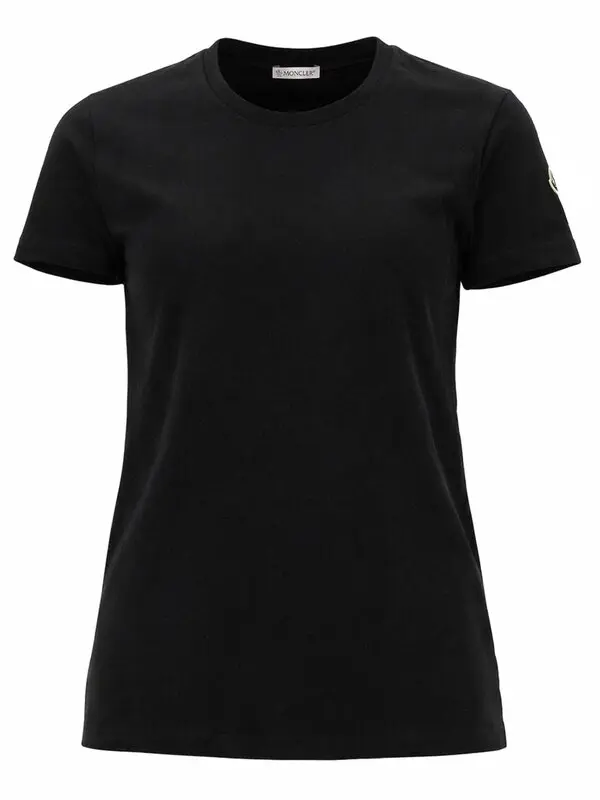 Moncler T-shirt With Logo - Black