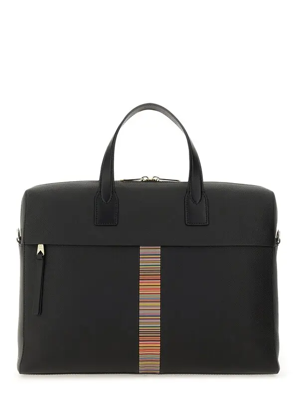 Paul Smith Signature Stripe Bag - Black