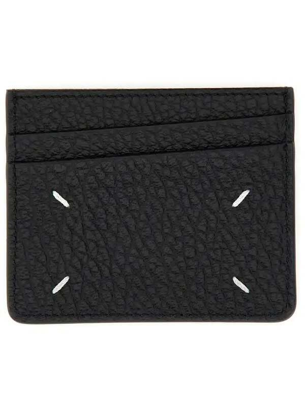 MAISON MARGIELA Four Stitches" Card Holder - Black
