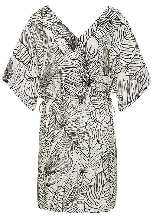 LASCANA Palm Print Cover Up