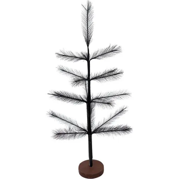 CAROL & FRANK 24" X 8" Pampas Tree Figurines - Black