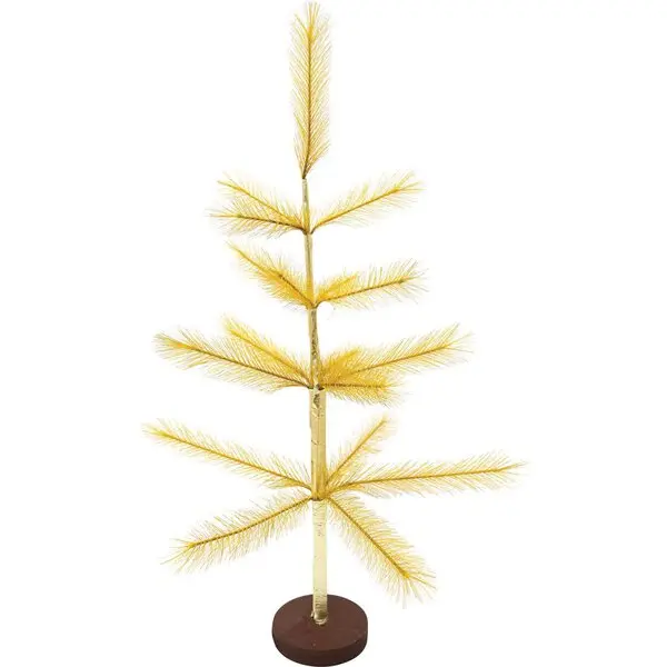 CAROL & FRANK 24" X 8" Pampas Tree Figurines - Yellow