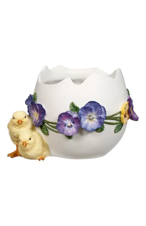 MARK ROBERTS Chick With Eggl Planter