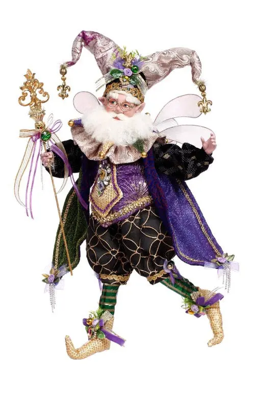 MARK ROBERTS Mardi Gras Magic Fairy - Plum