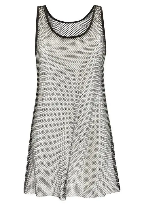 LASCANA Rhinestone Mesh Negligee