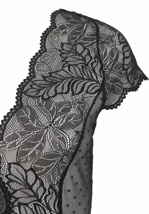 LASCANA Lace V-neck Teddy