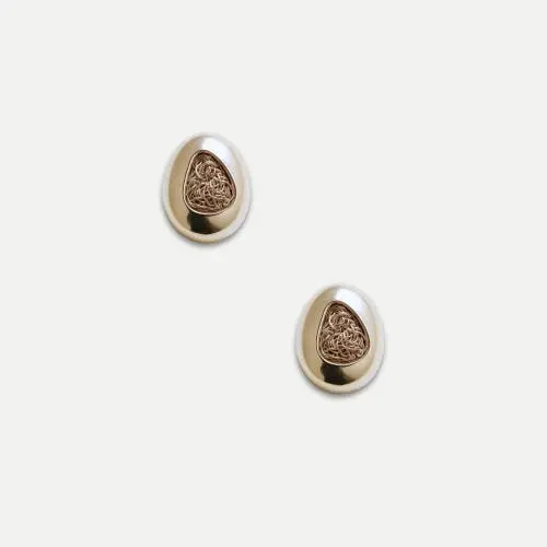 DANIELA MILLAN JEWELRY Grace Stud Earrings - Gold