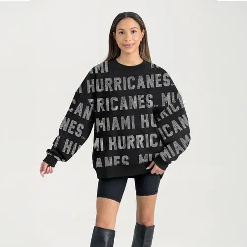 GAMEDAY COUTURE Miami Hurricanes Hype Era Sweatshirt