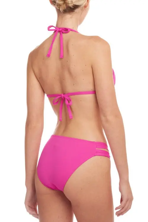 LASCANA Strappy Triangle Bikini Top - Pink
