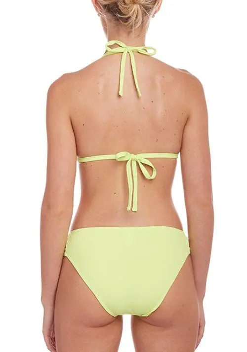LASCANA Strappy Triangle Bikini Top - Bright Green