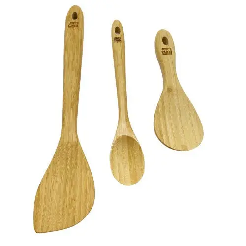 JOYCE CHEN Burnished Wok Utensils - Bamboo