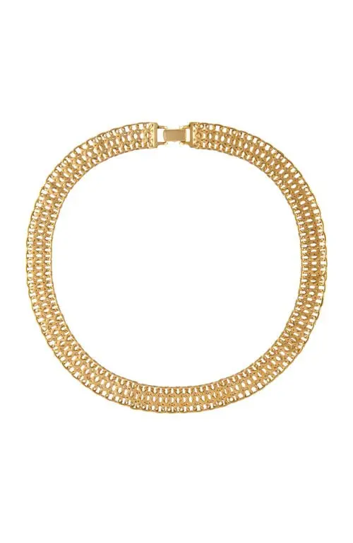 SUSAN CAPLAN Articulated Watchband Collar - Monet