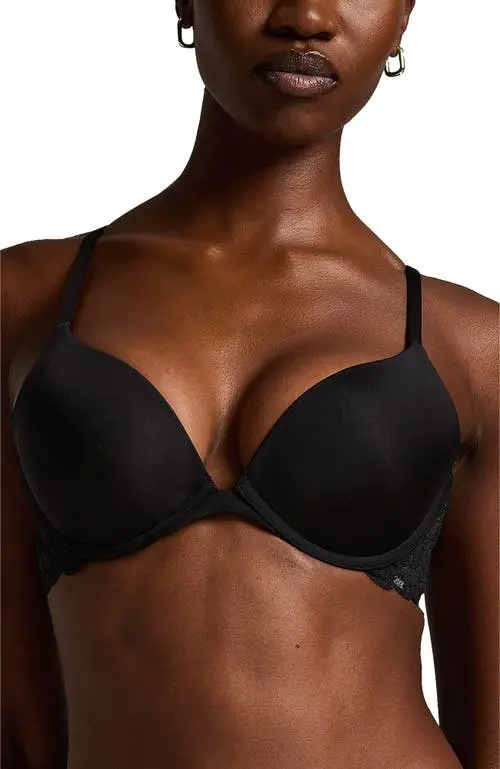 Hunkemoller Angie Padded Underwired Push-up Bra - Black