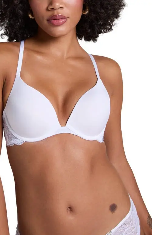 Hunkemoller Angie Padded Underwired Push-up Bra - White