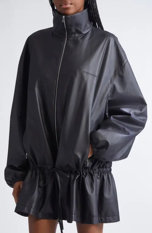 Alexander Wang Drop Waist Leather Jacket