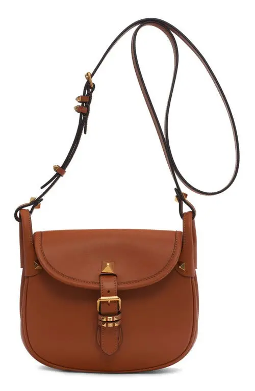 Valentino Garavani Flaneuse Leather Shoulder Bag - Brown