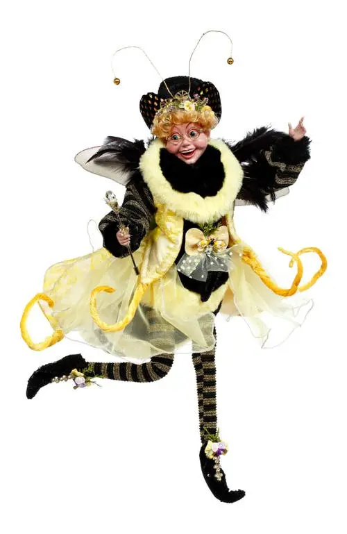 MARK ROBERTS Queen Bee Fairy - Light Yellow