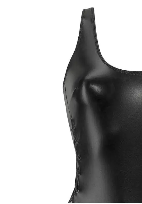 LASCANA Lace-up Teddy Bodysuit