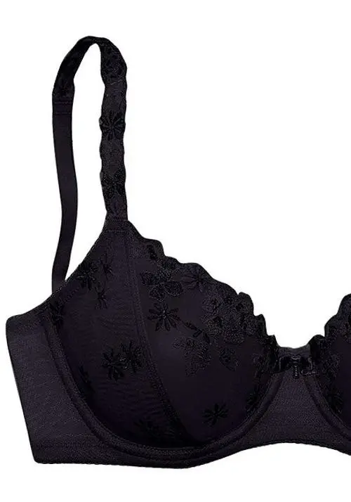 LASCANA Floral Lace Unlined Bra